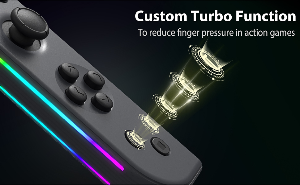 7-Color of Led Joycons Controller for Switch/OLED/Lite,Switch Joy Con ...