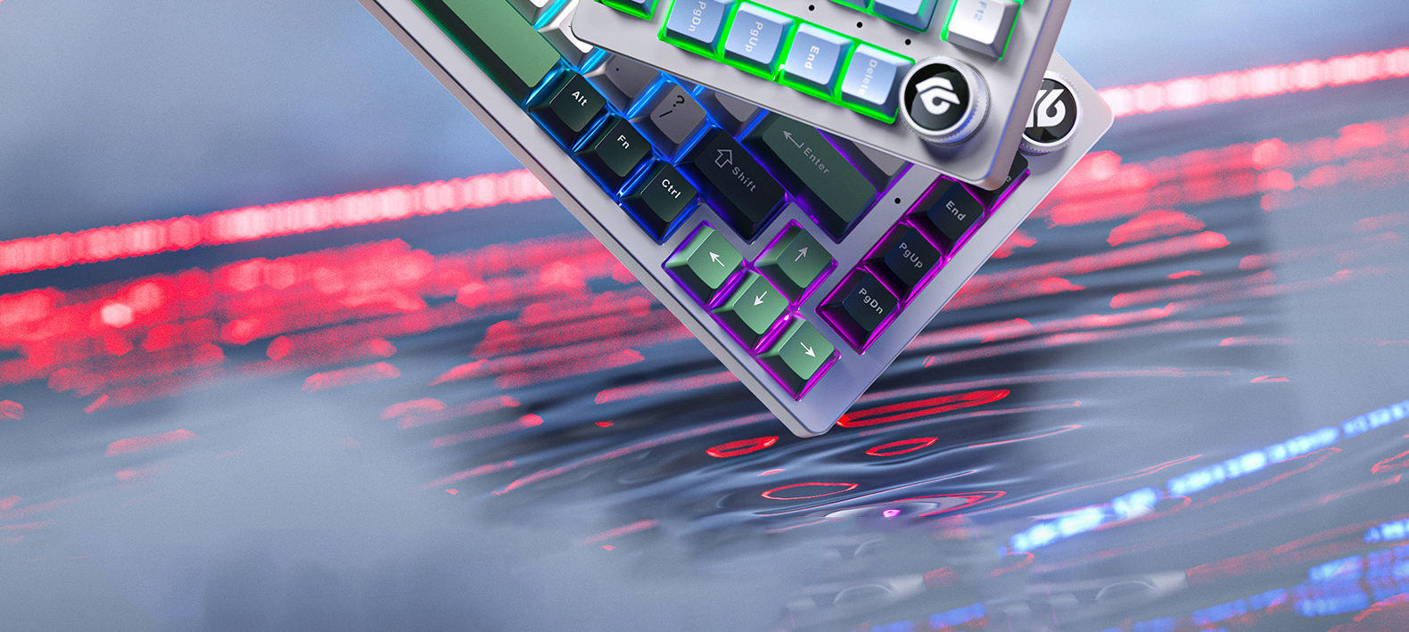 AULA LEOBOG Hi75 75% Mechanical Keyboard 81 Keys Wired Hot Swap RGB ...