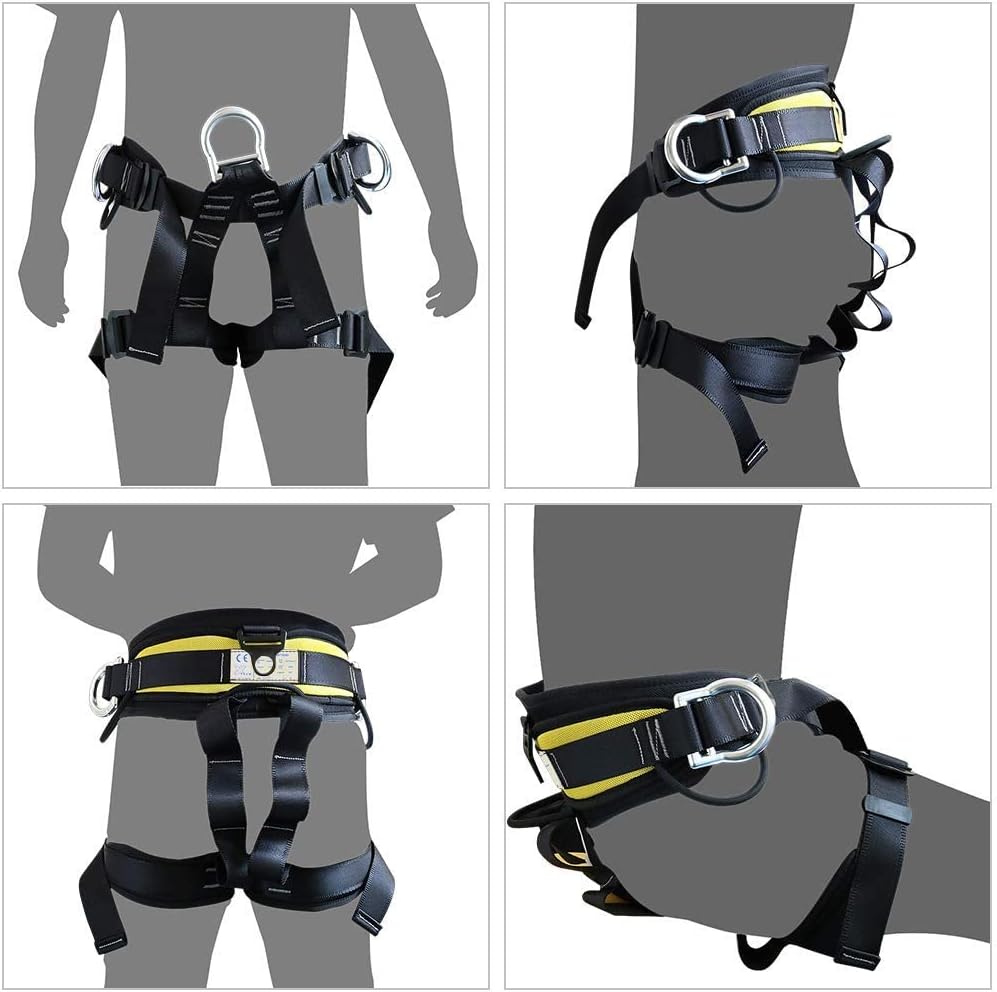 climbing harness 250kg Expand Training Half Safety Harness Seat Belts ...