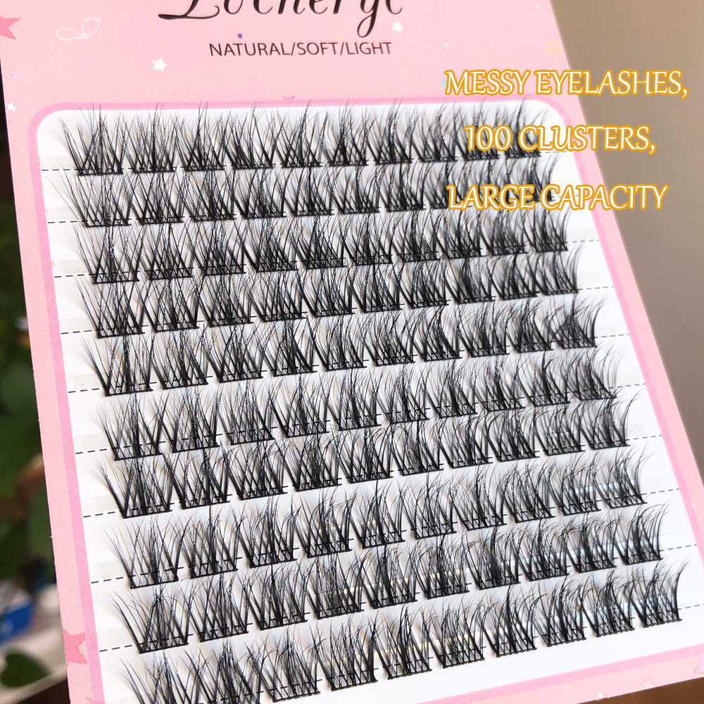 Lvcheryl New Messy Segmented False Eyelashes Extension Reusable Mixed ...
