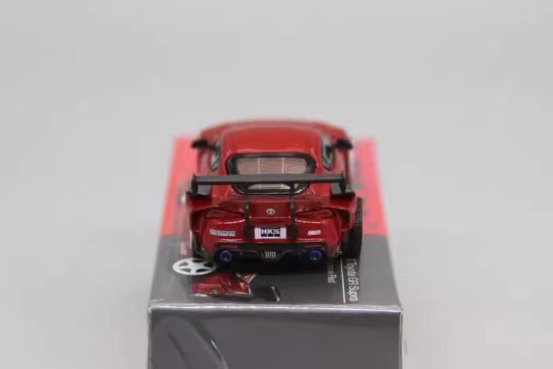 Mini GT 1: 64 Red RV Sports Car Model HKS Supra Supra A90 Suitable for ...