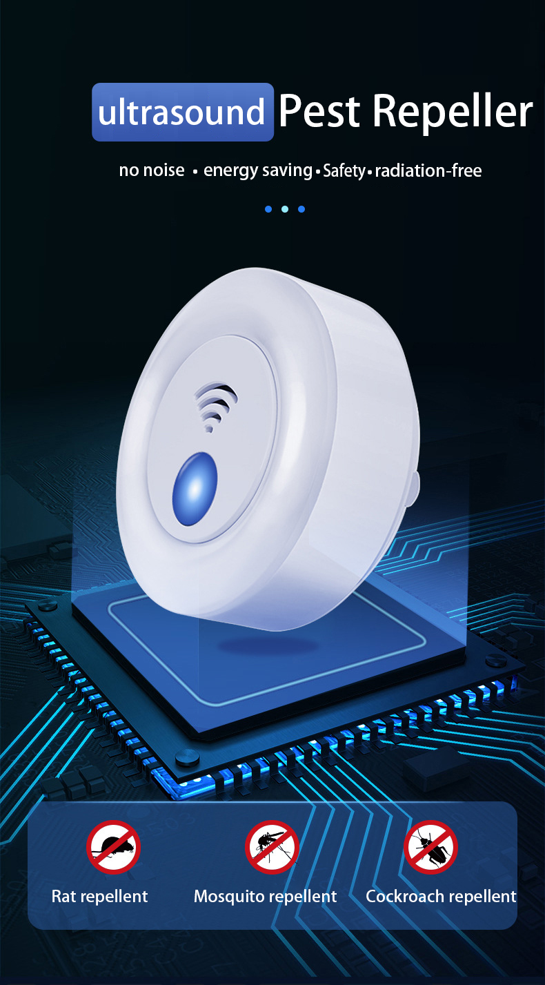 【Ultrasonic technology】Van Rat repellent ultrasonic Penghalau serangga ...