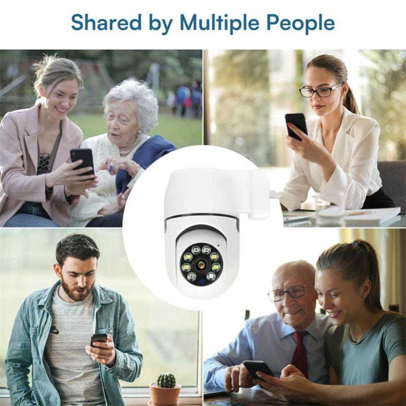 Wistino FHD 5MP CCTV Camera Support 2.4G WiFi Mini IP Indoor 355 degree ...