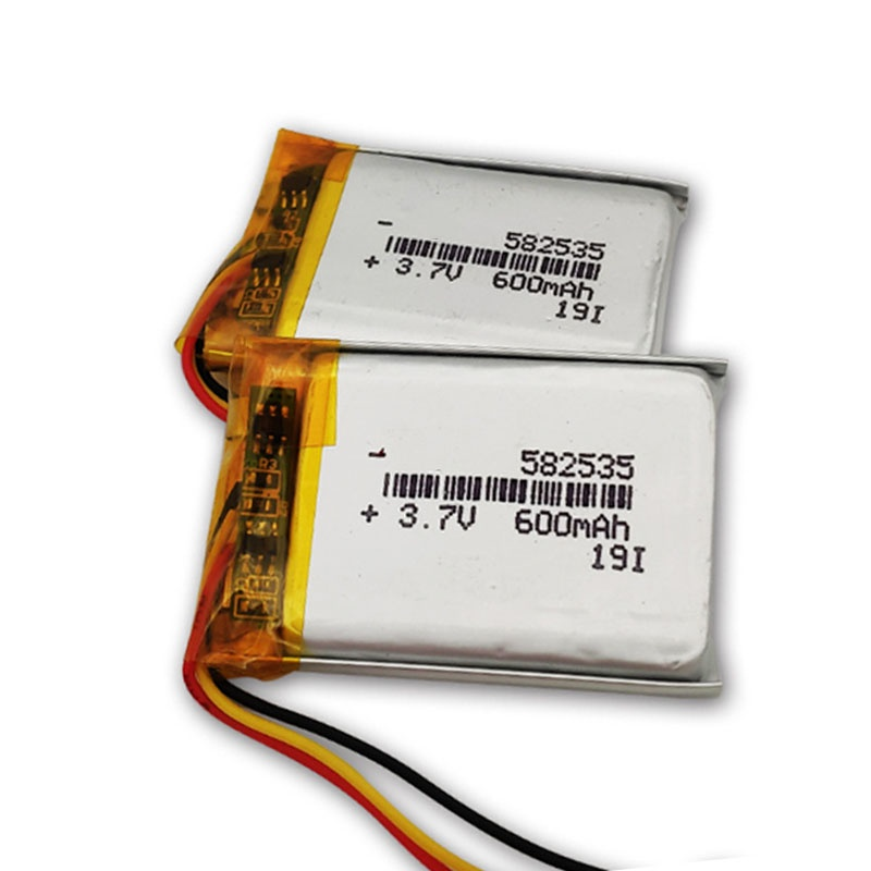 3.7V 582535 602535/600mAh Rechargeable Lithium Polymer Battery Li-ion ...