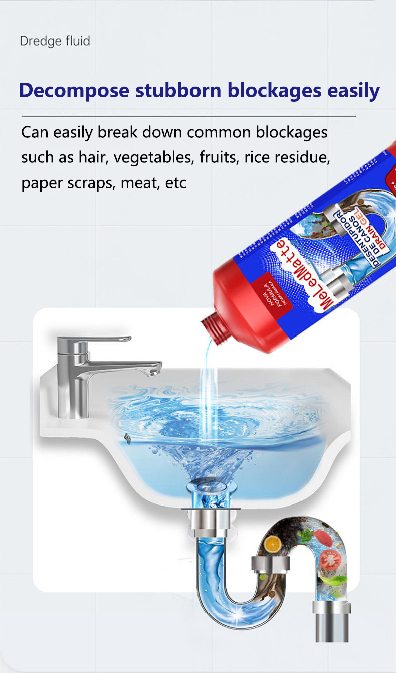 【Solve all congestion】Van Clog remover Pipe drain cleaner Drain clog ...