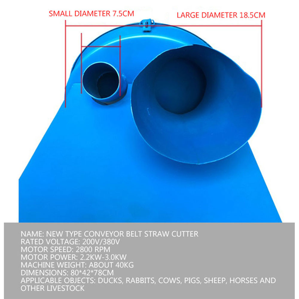 Electric Napier Grass Chopper Lawn Mower Turbo Feed Cutter Cincang ...