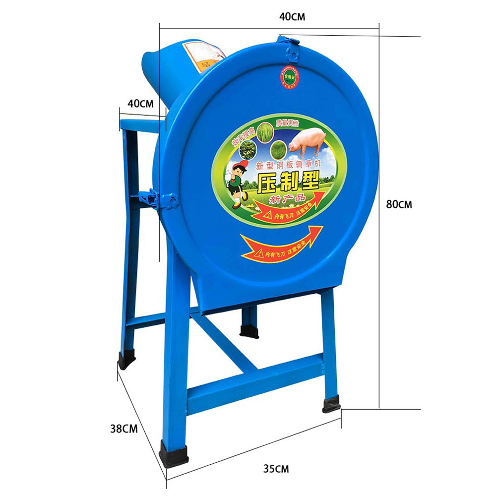 Electric Napier Grass Chopper Lawn Mower Turbo Feed Cutter Cincang ...