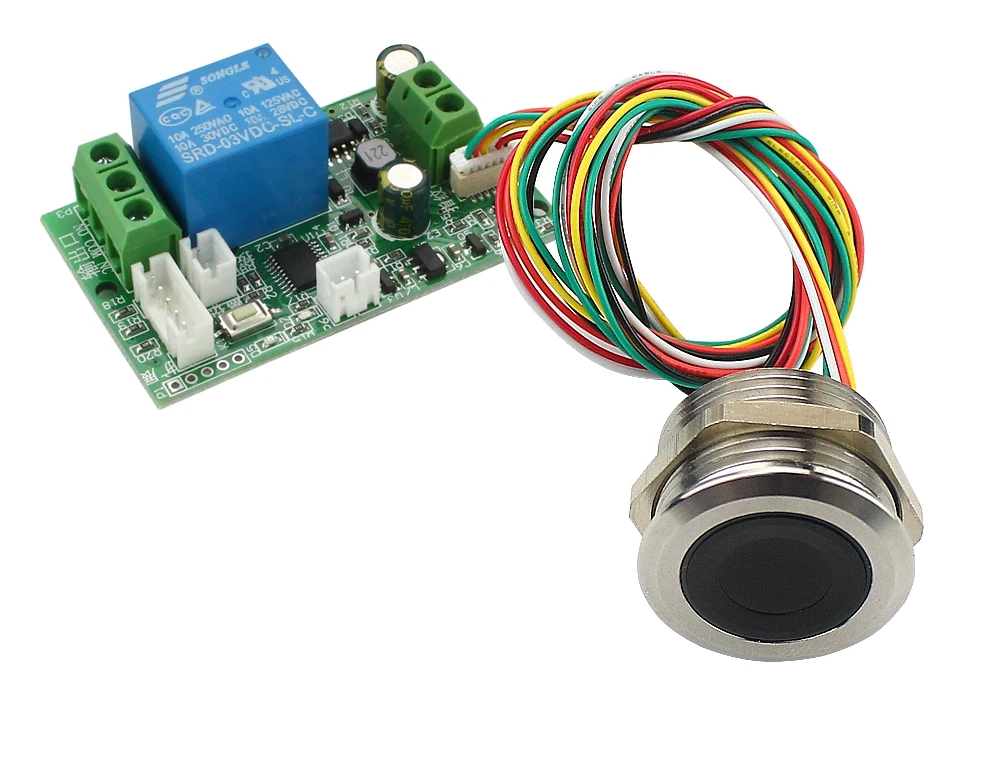 Access control fingerprint control board 7-30V fingerprint ...