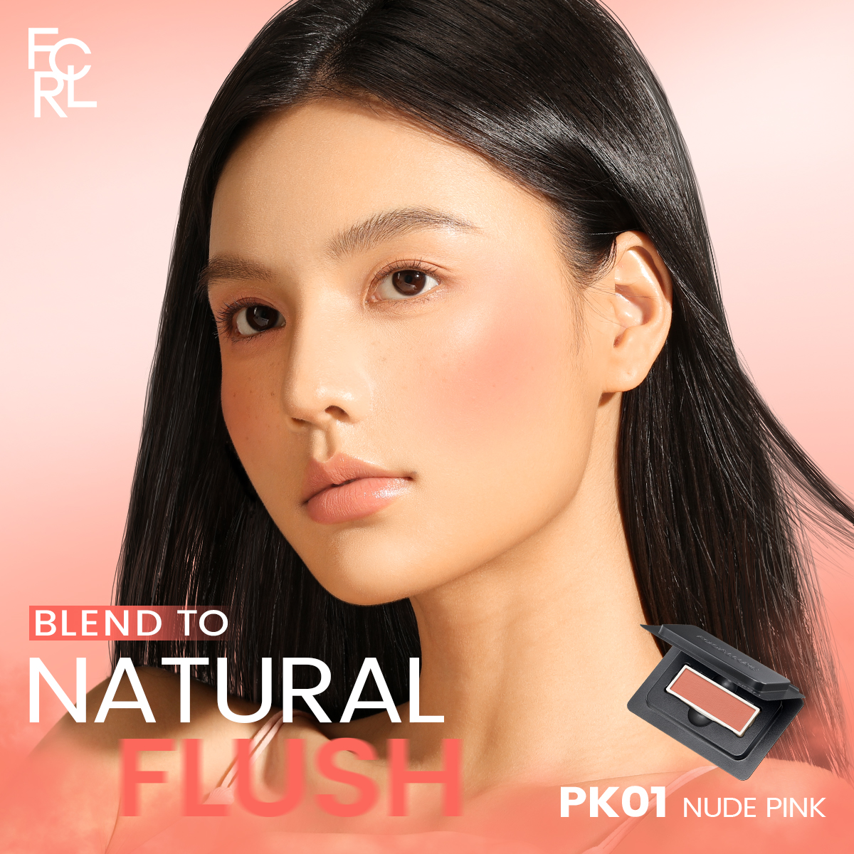 FOCALLURE Pro-palette Blusher Expert Flushed Effect Face Blush Shimmer Matte High Pigment Multi ...