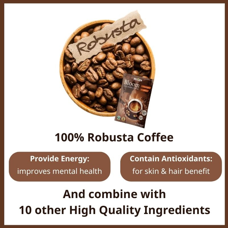halal coffee Nugen Bloom Collagen Coffee collagen and glutathione ...