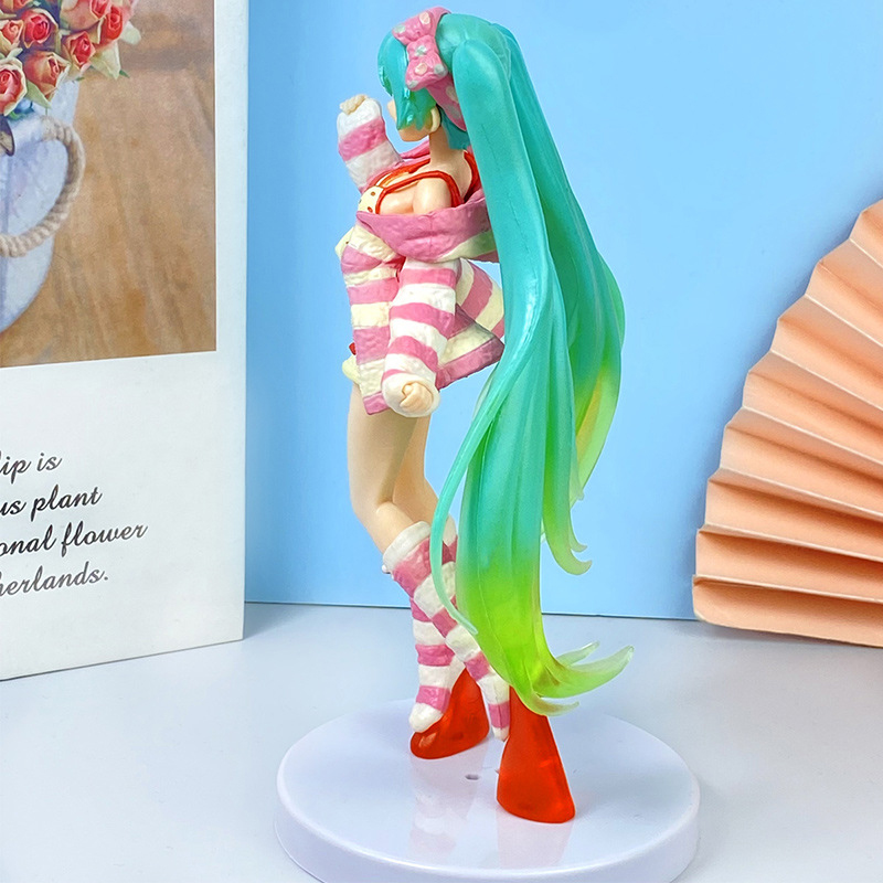 20cm Anime Hatsune Miku Home Clothes Pajamas Dress Up Standing Model ...