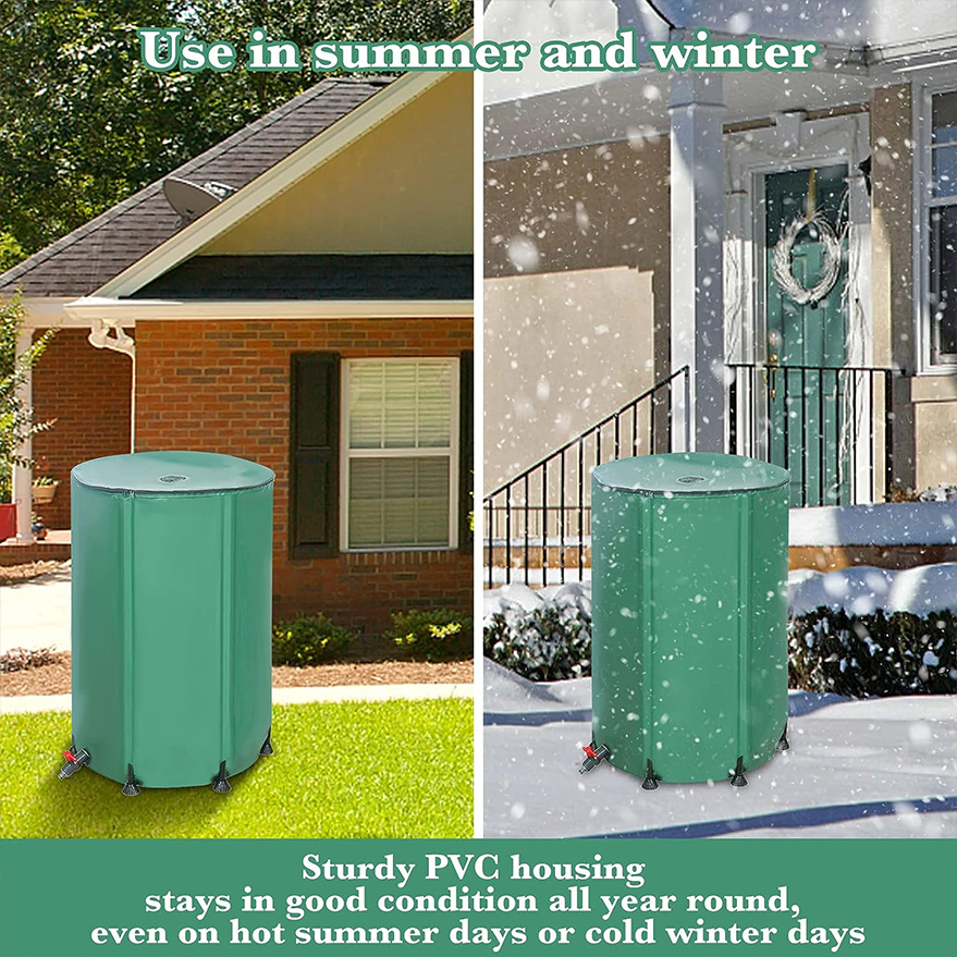 Portable Rain Water Tank - RIOBOW Barrel Collapsible Water Butt ...