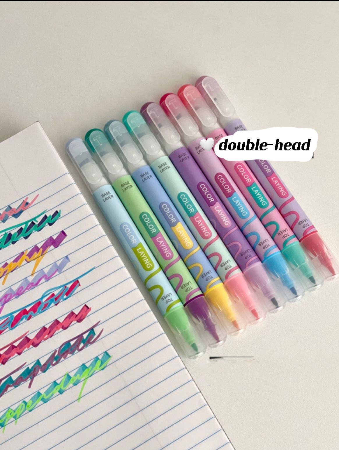 Ohaya 丨 Magic Stacking Color Highlighter 丨 Double-Headed Stacking Color ...