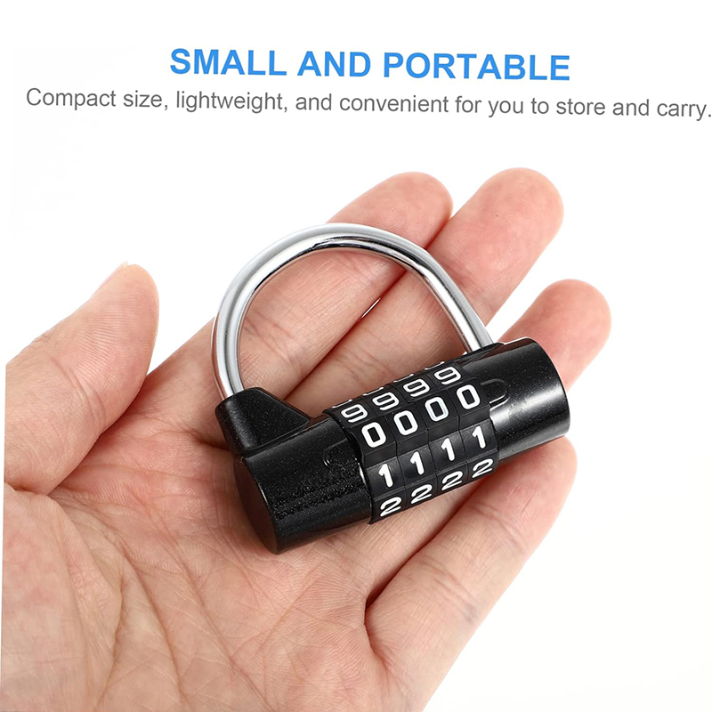KIPRUN 4 Digit Combination Lock, Heavy Duty Lock, Resettable Digit ...
