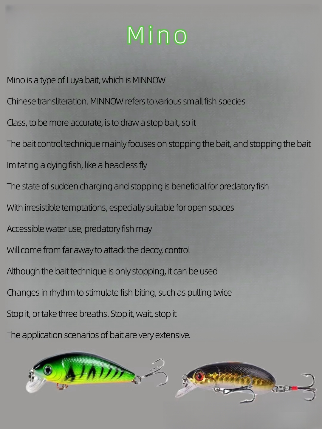 [Big Fish] Ghost Floating Long Shot minnow Lure Dead Flying System ...