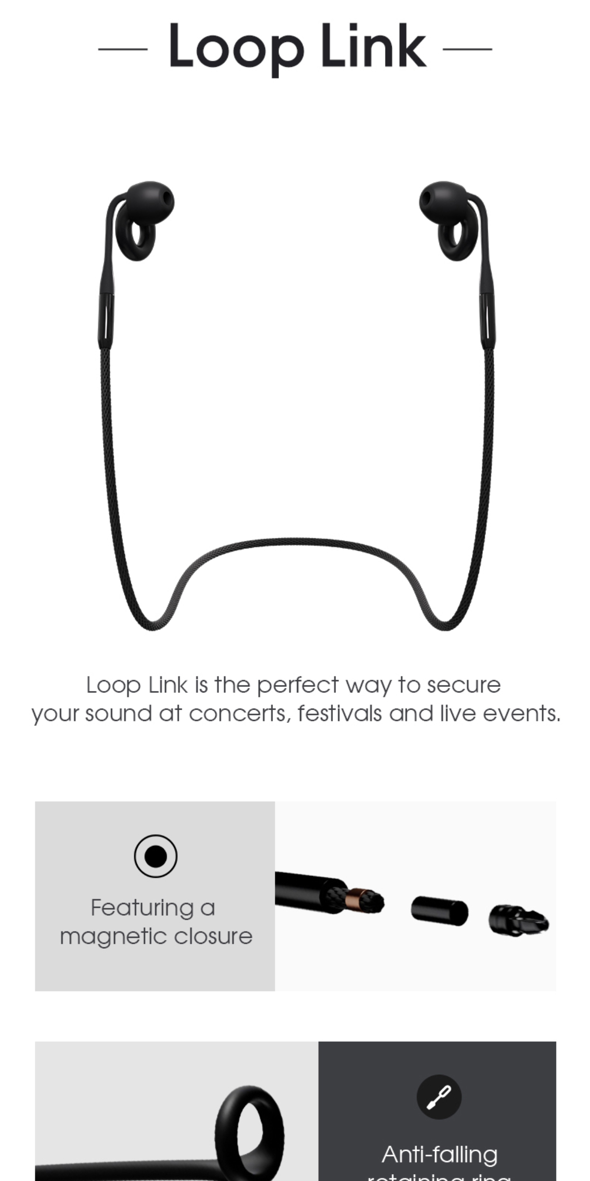 Loop Link - Fashion Accessories Earplug Cord | Shopee Malaysia