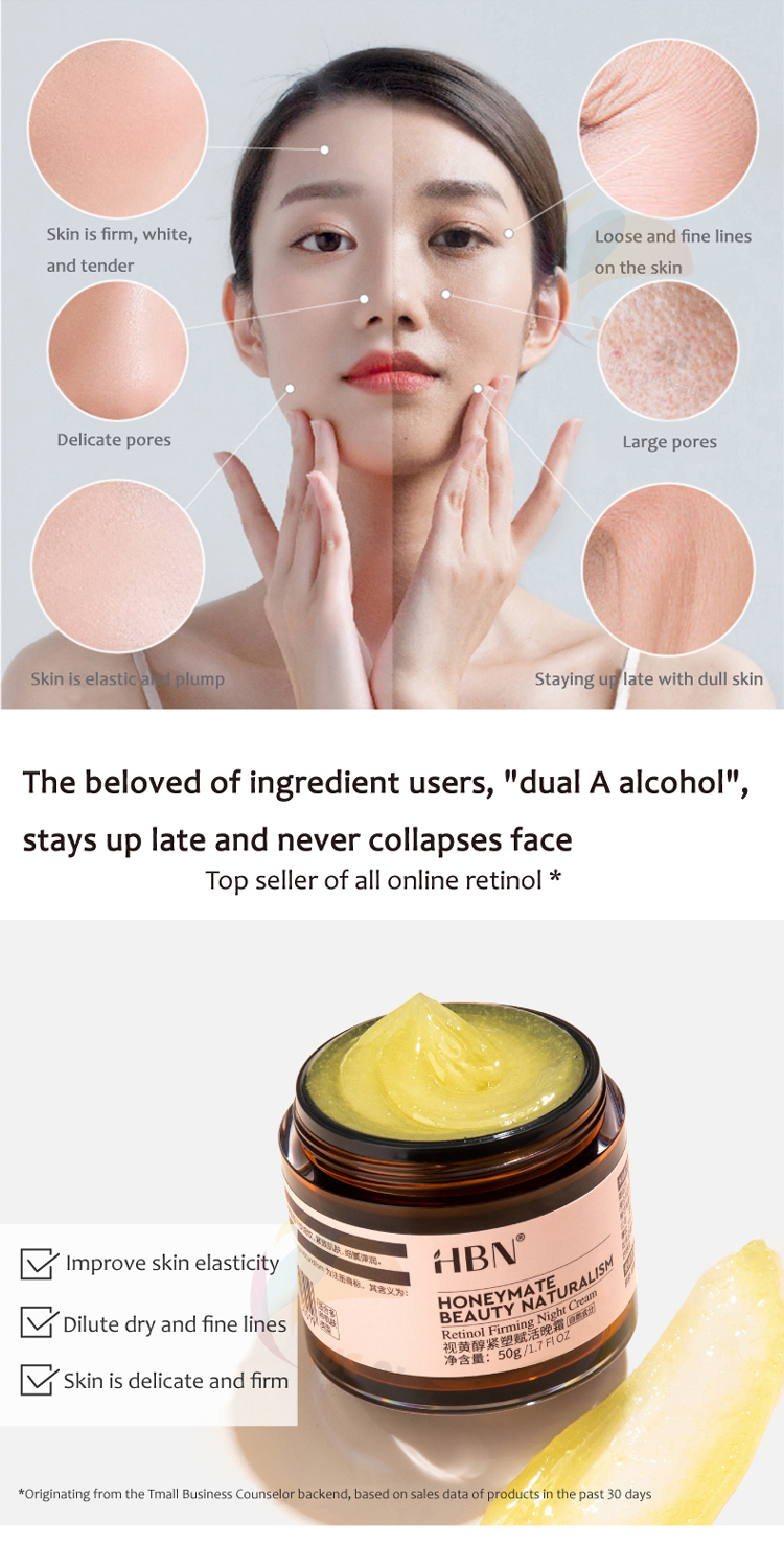 Official Authentic HBN Cream Double A Alcohol Retinol Vitamin A Alcohol ...