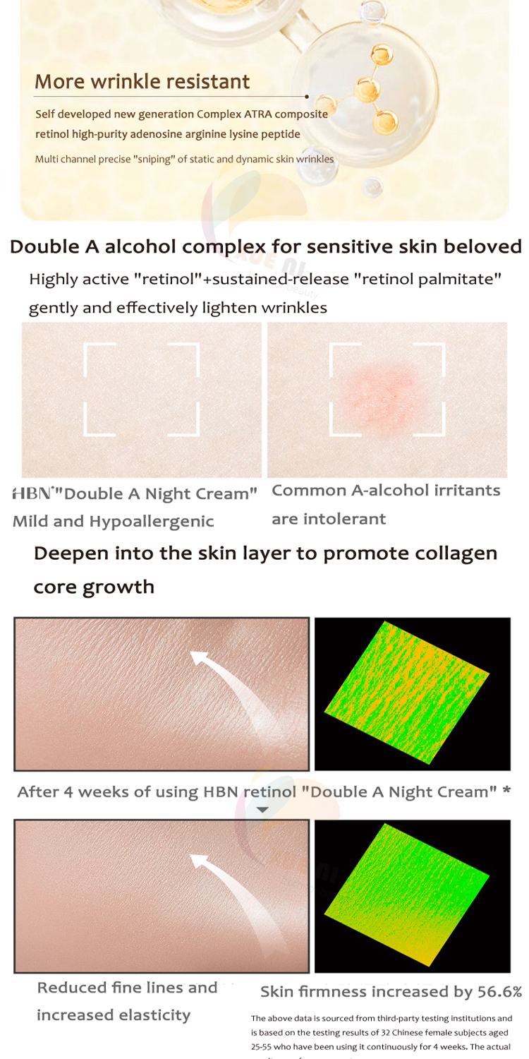 Official Authentic HBN Cream Double A Alcohol Retinol Vitamin A Alcohol ...