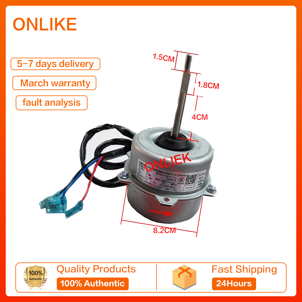 Midea Air Conditioning External Motor Outdoor Fan YDK25-4 Fan SA25A10 Air Conditioning Motor ...