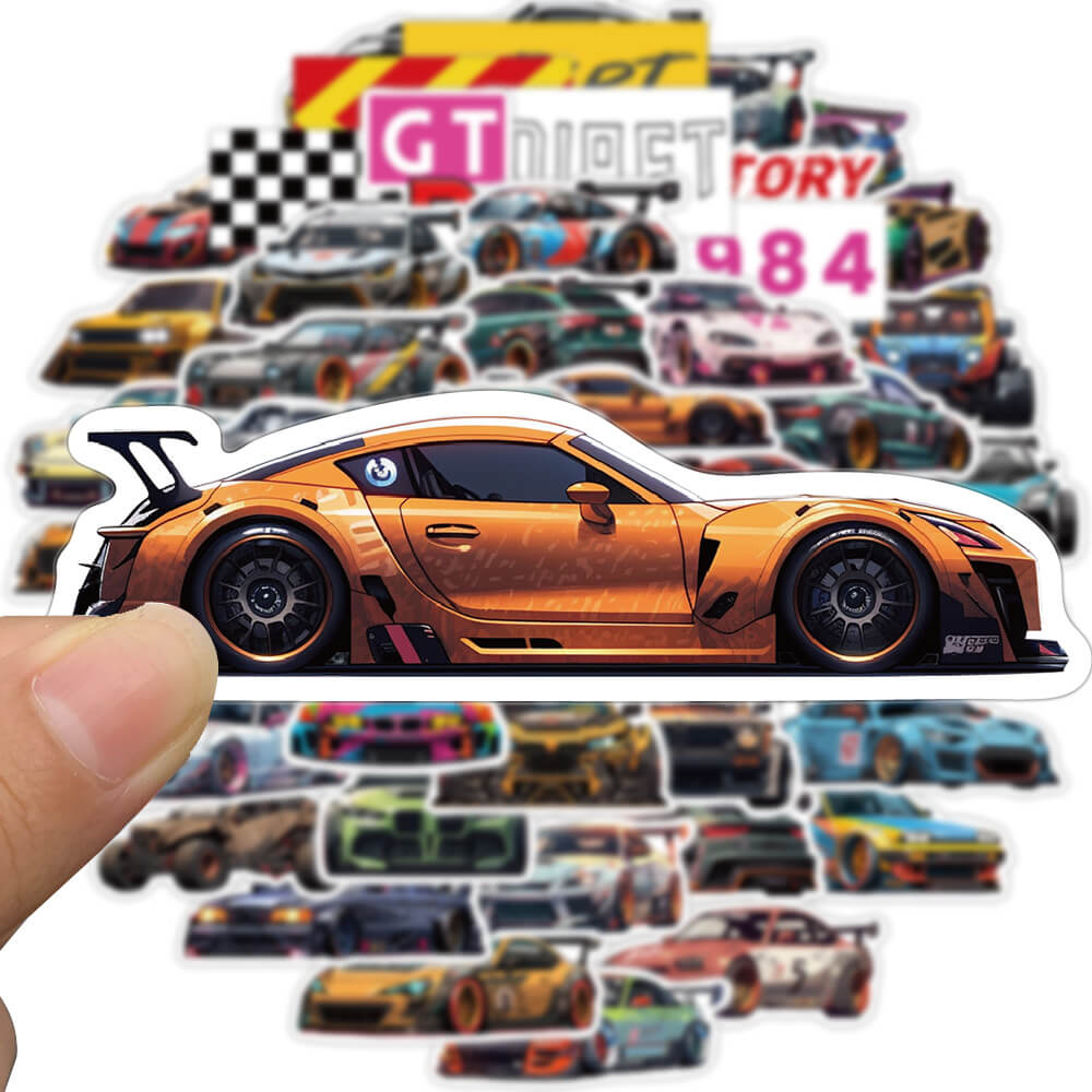 [large stickers]50PCS JDM Retrofit Racing Car Graffiti Stickers Laptop ...