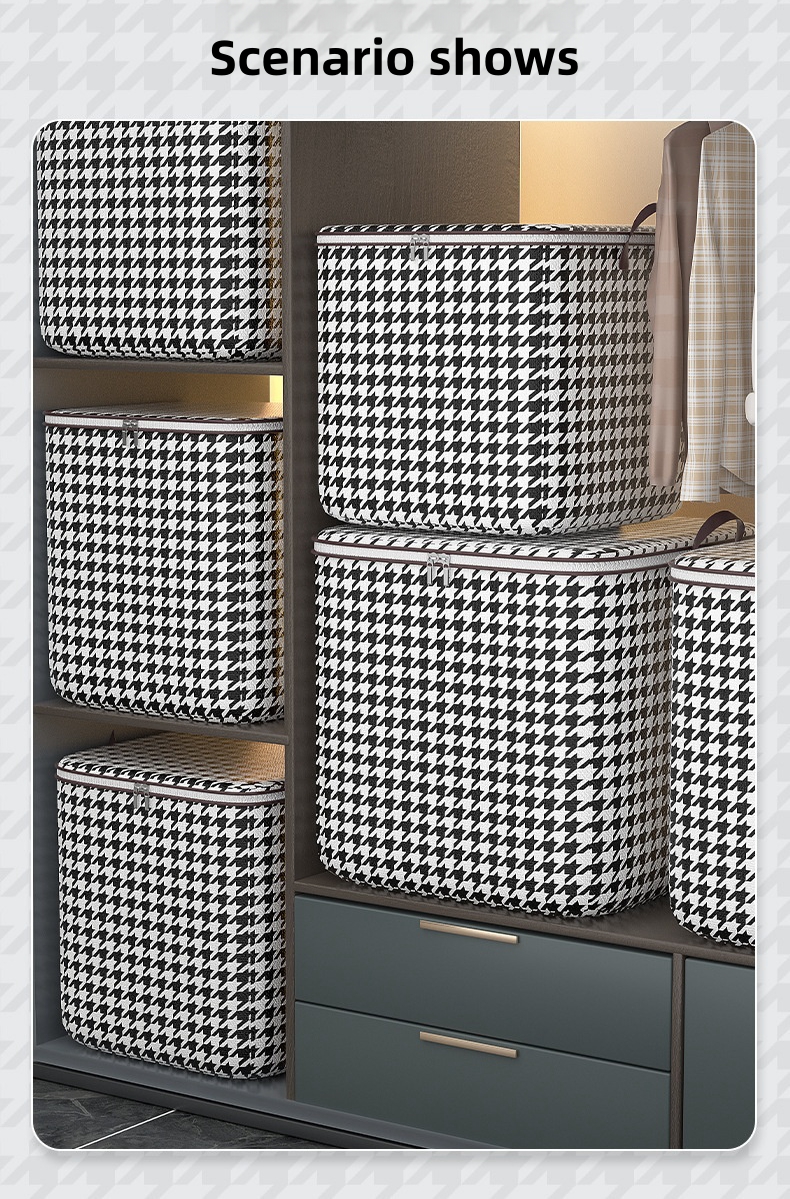 80/100/140/180/220L Storage Bag Clothes Organizer Storage Box Quilt ...