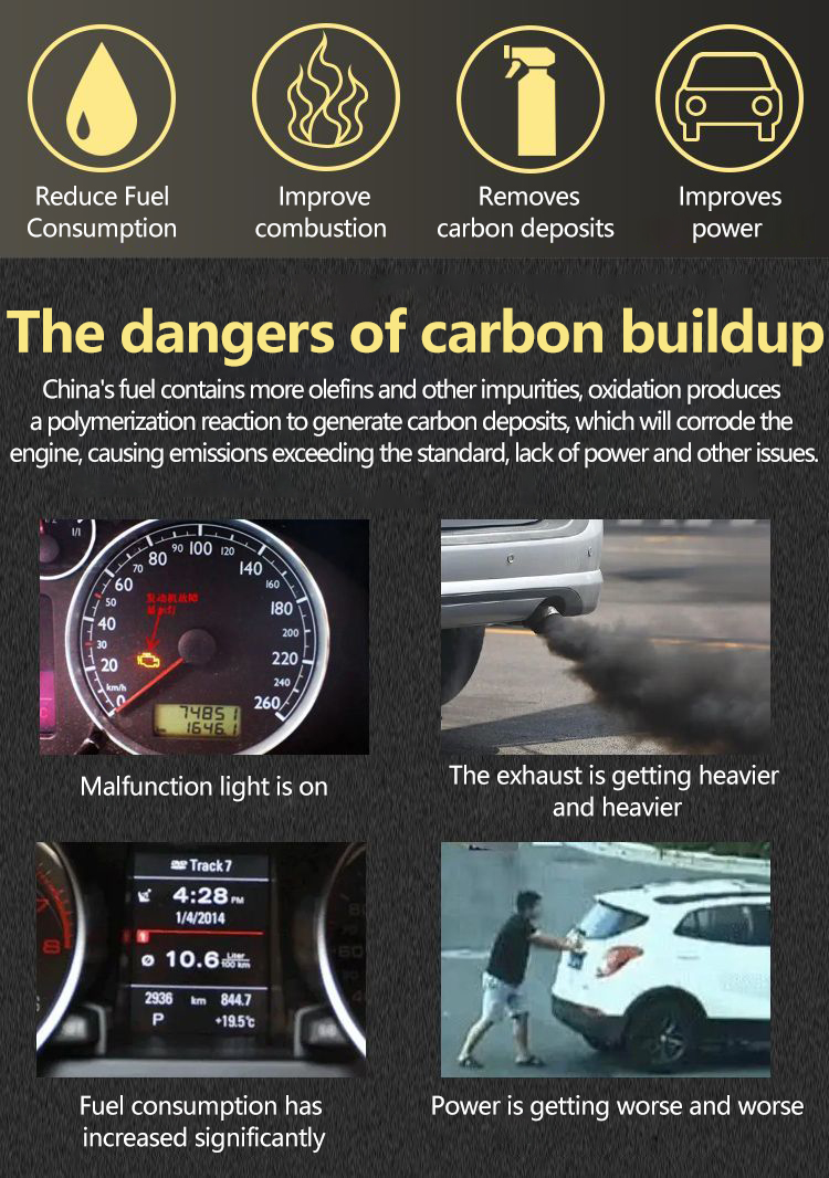Engine Decarbonization Cleaner Engine Fuel System Cleaner For Carbon ...