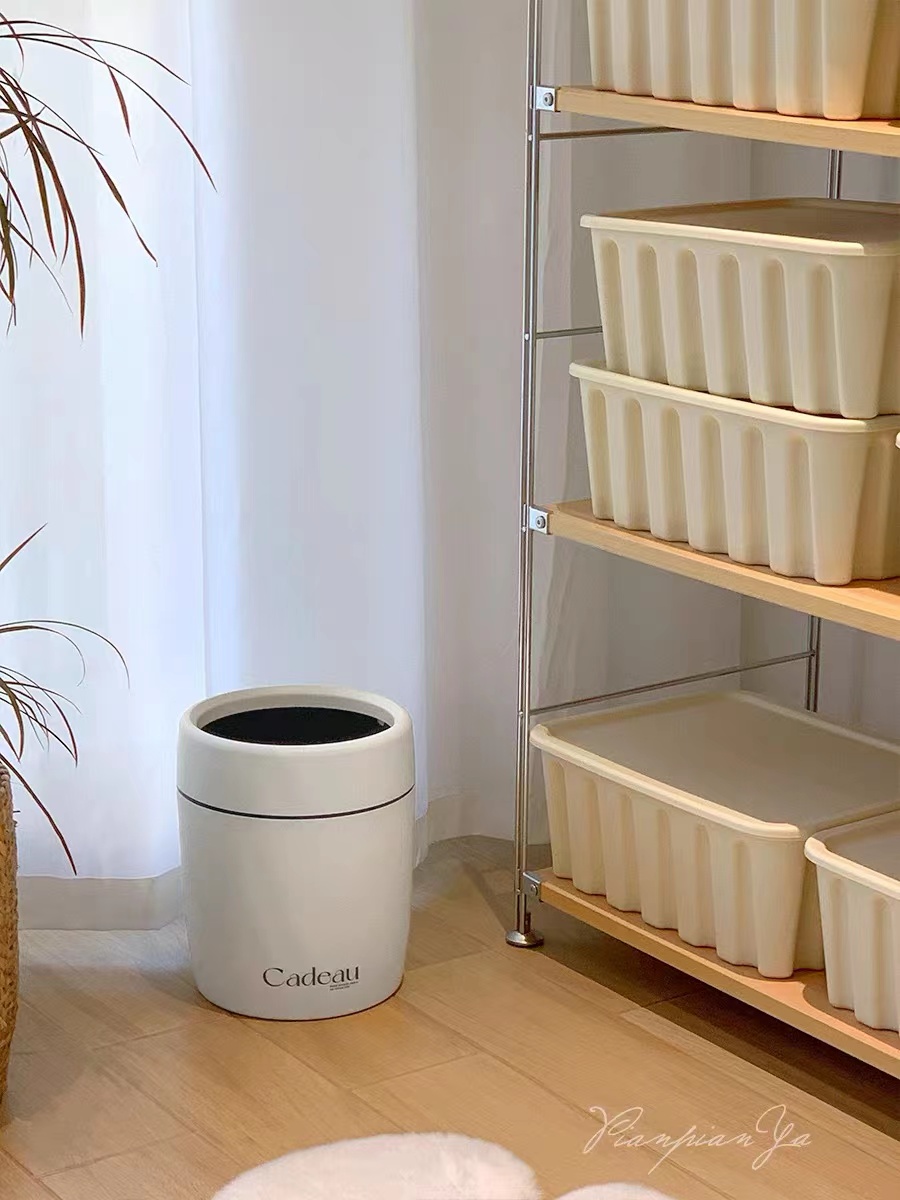 Lifestory Trash Can Household Living Room Trash Can Light Luxury Large ...