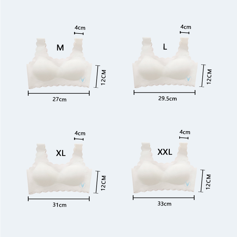 Kids Bra Girl Training Bra Seamless Bra Young Student No Steel Ring ...