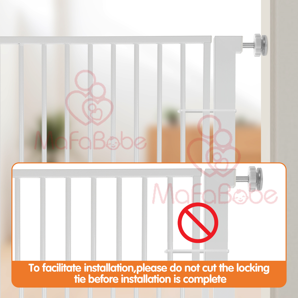 MaFaBabe 140cm high door rail pet fence cat door railing dog guardrail ...