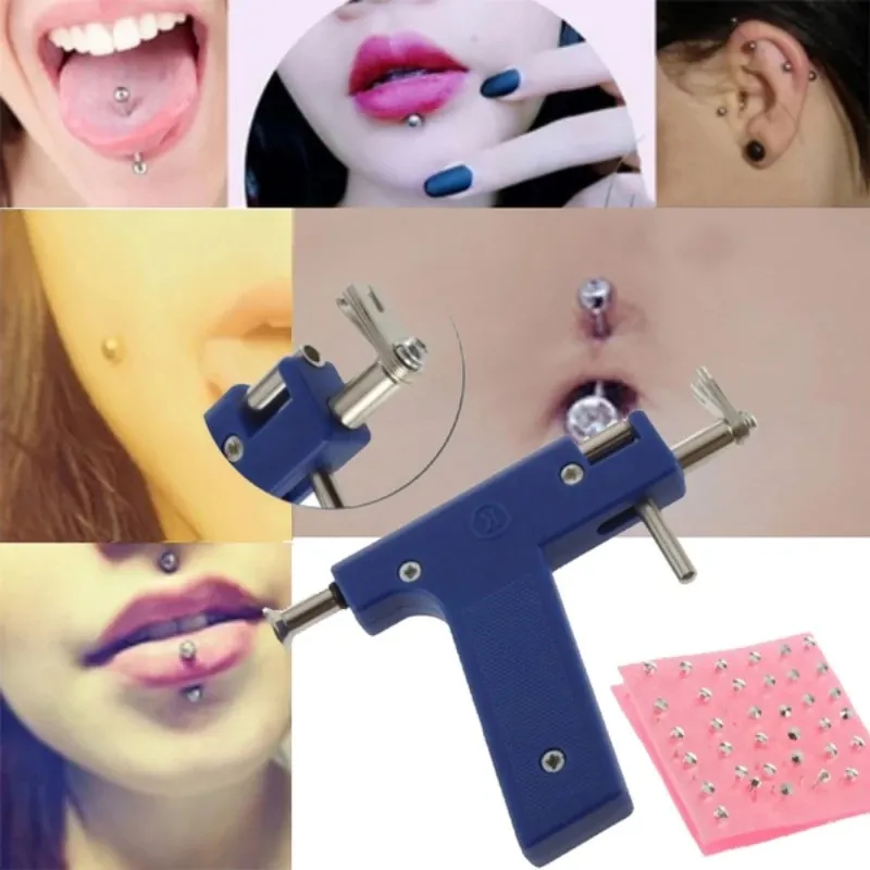 【Malaysia Spot Sale】Safety Stainless Steel Ear Piercing Gun with ...