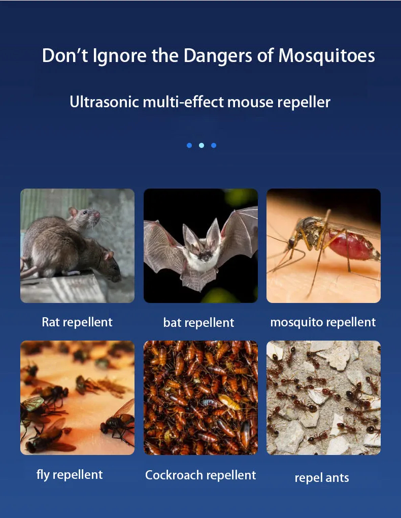 Ultrasonic Pest Repeller Sound Waves To Repel Mice Ultrasonic Insect ...