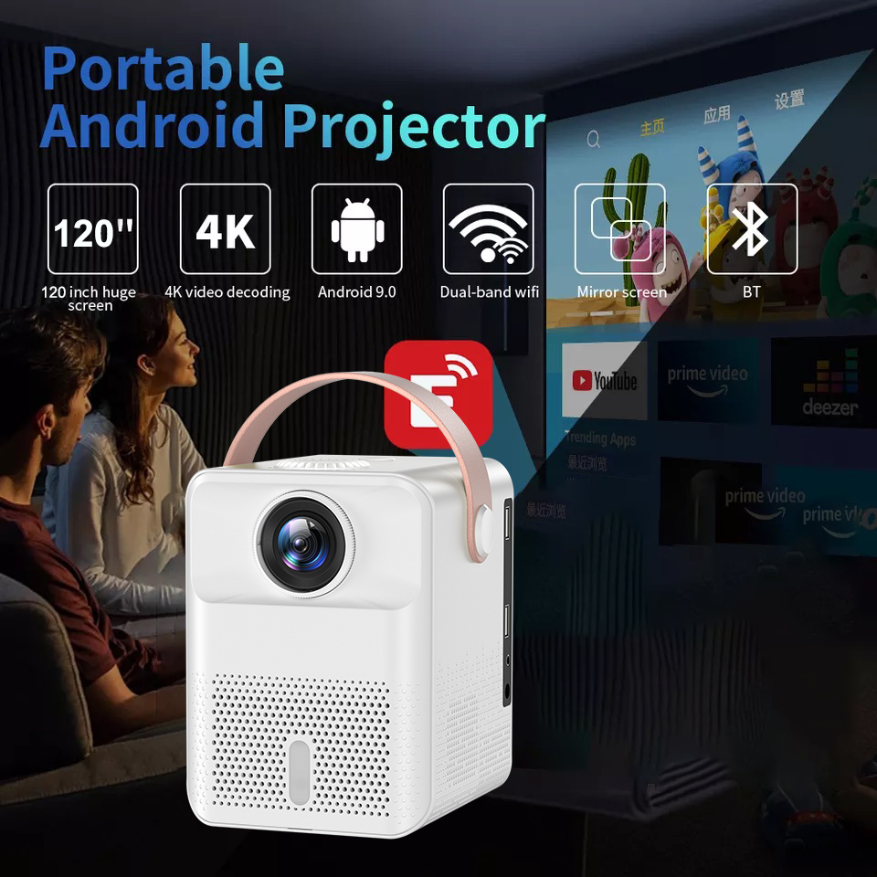 Mini Projector For Phone Smart Android Projector HDMI Proyektor ...