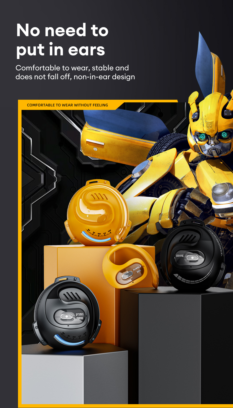 Transformers TF-T07 Noise Reduction Wireless Bluetooth Earphones ...