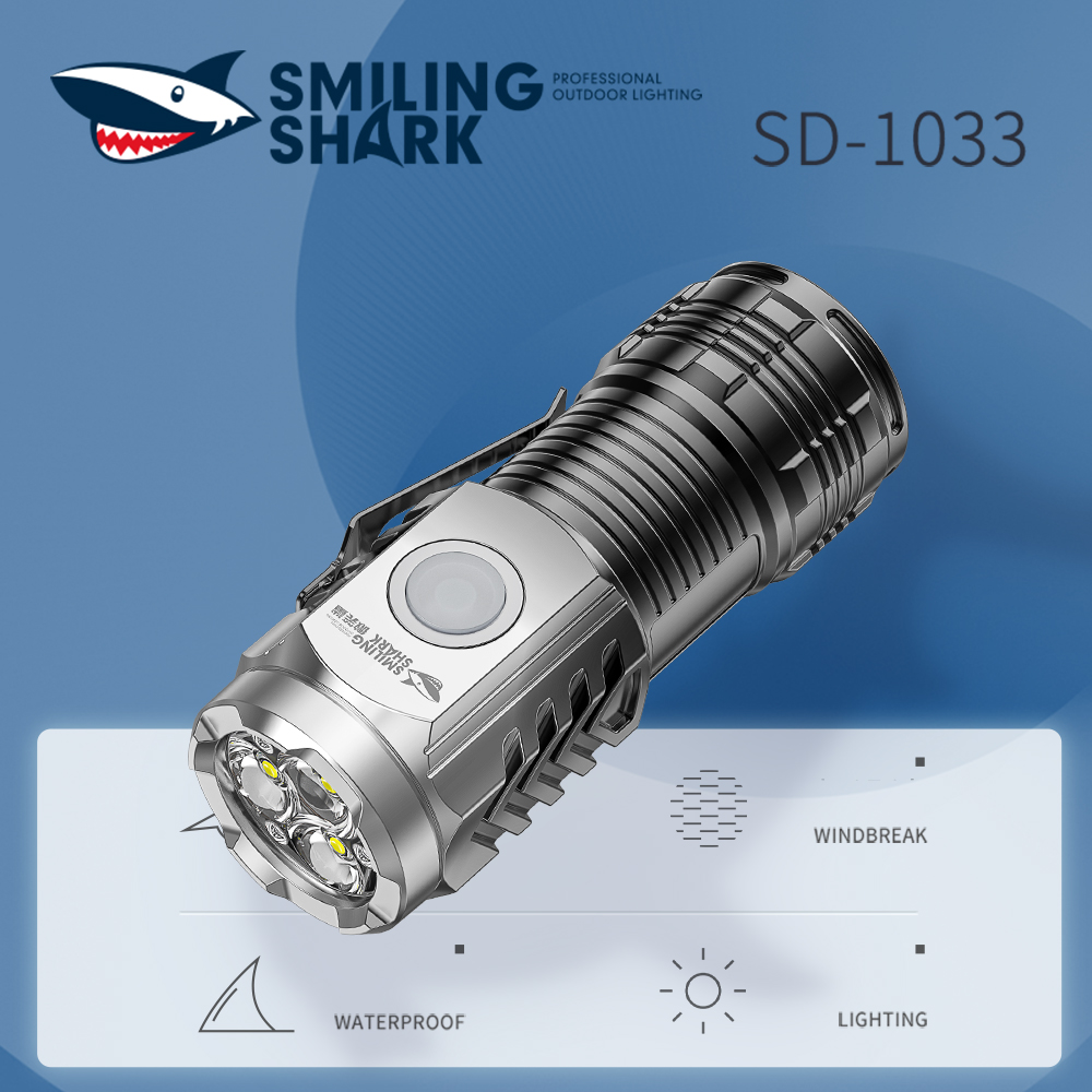 SmilingShark SD1033 Mini Torch light Super Bright Keychain Flashlight ...