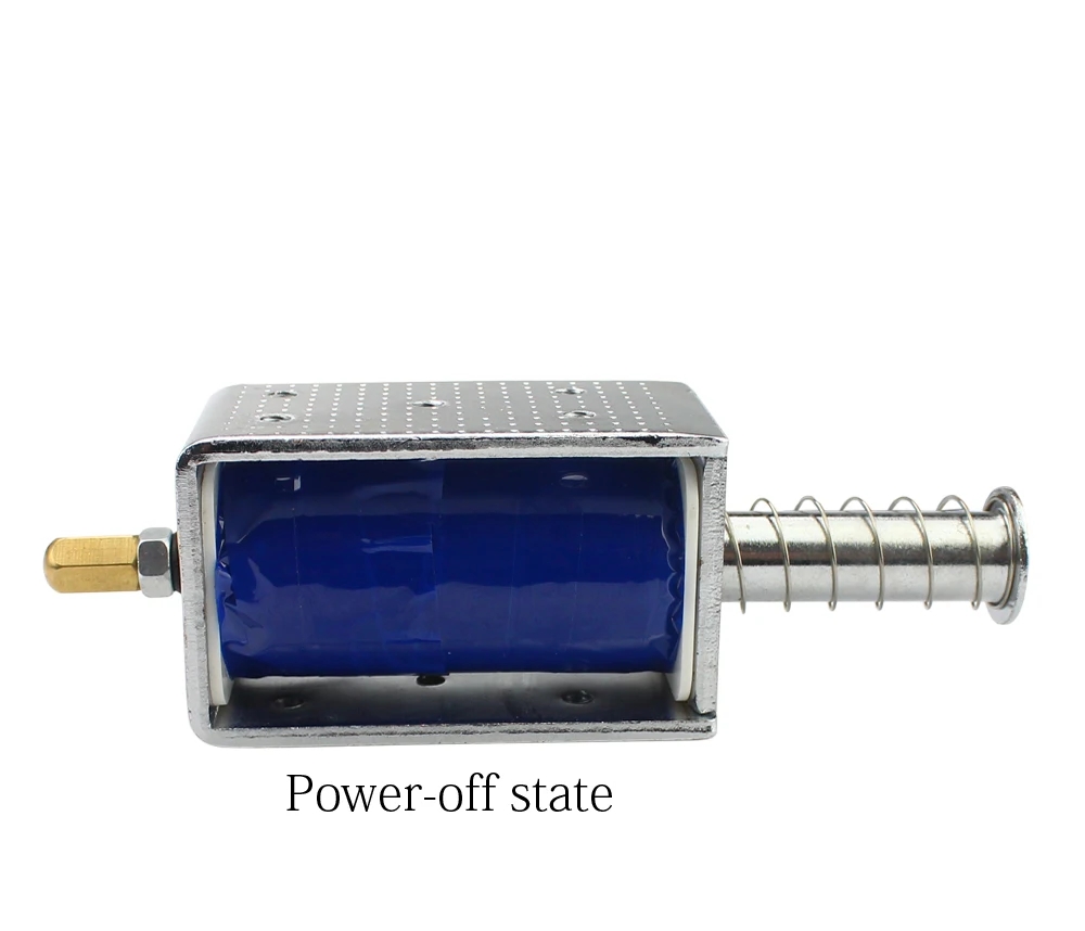 DC 12V24V Solenoid Electromagnet Push Pull Through Type Electric magnet ...