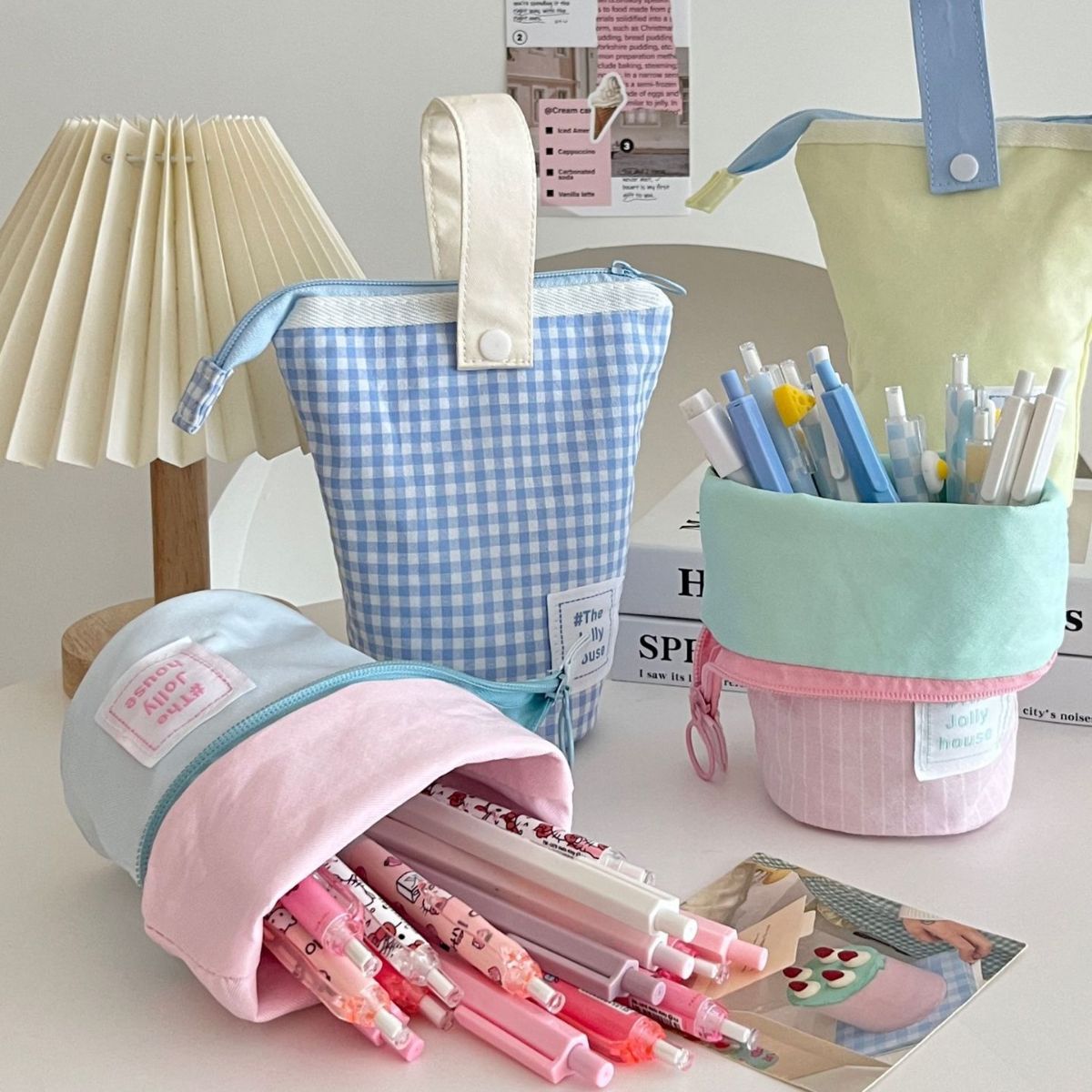 Ohaya 丨 Cheese Cheese Portable Pencil Case 丨 ins Large Capacity Pencil ...