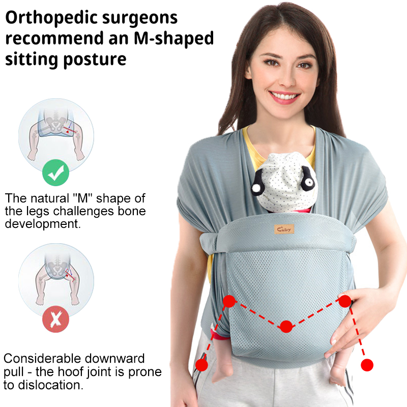 CUBY Kain Dukung Bayi Ice Silk Baby Carrier Newborns to Toddlers ...