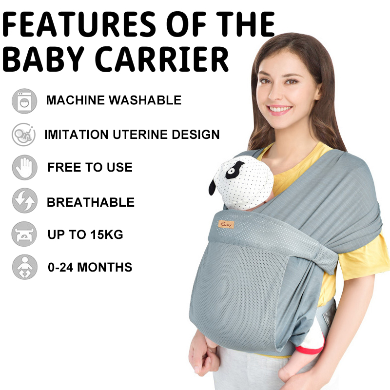 CUBY Kain Dukung Bayi Ice Silk Baby Carrier Newborns to Toddlers ...