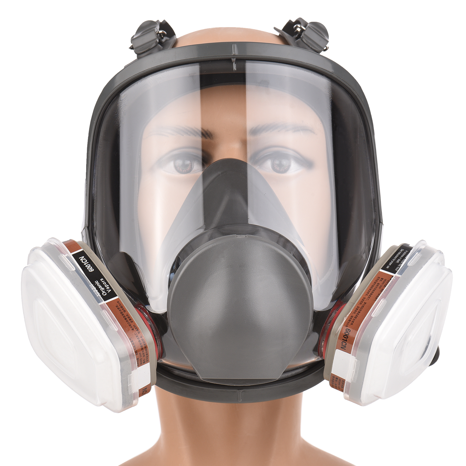 [Happy Tools] Reusable Full Face Respirator Full Face Cover 16 in 1 Gas ...