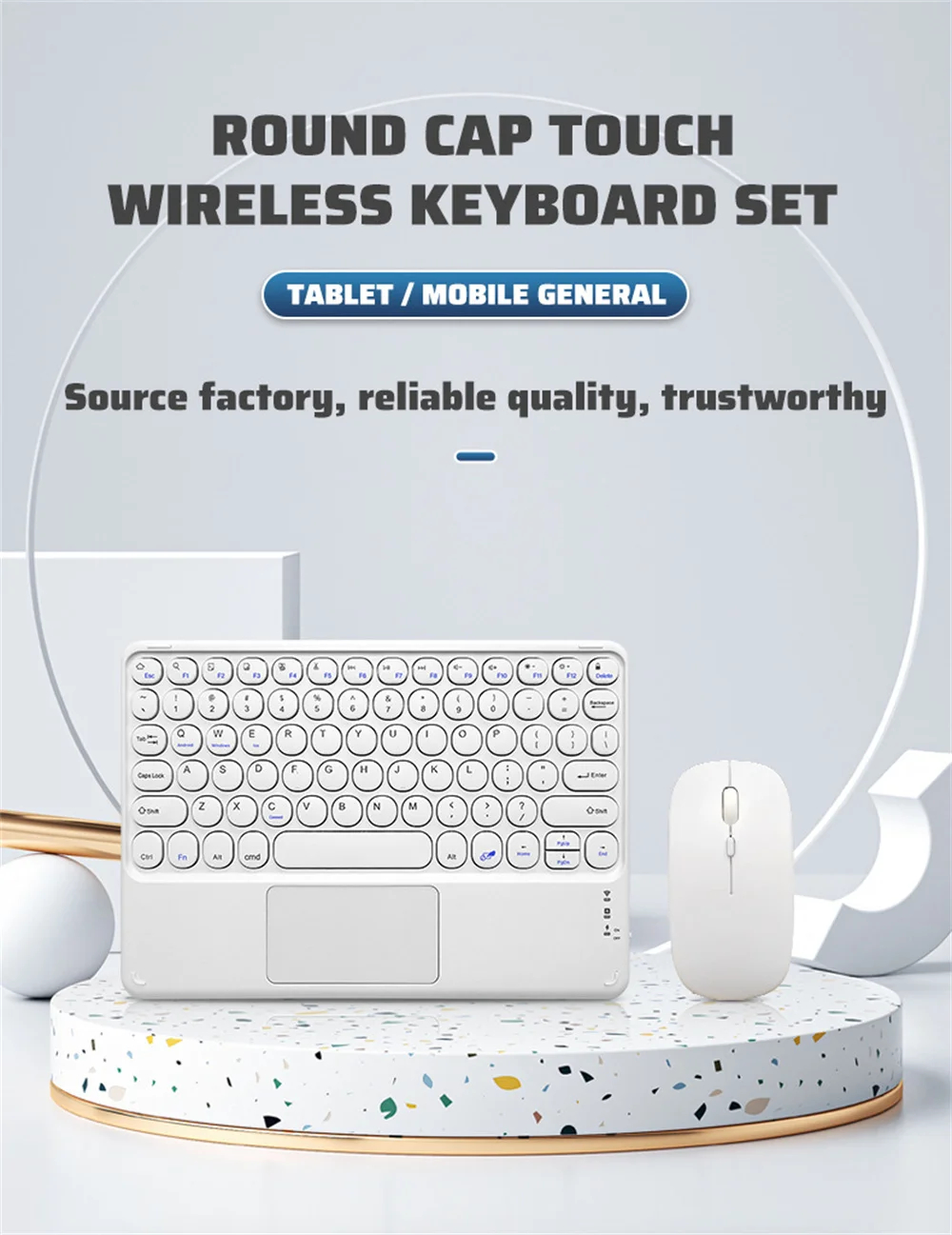 Suitable Touchscreen Bluetooth Wireless Universal Keyboard Mini ...