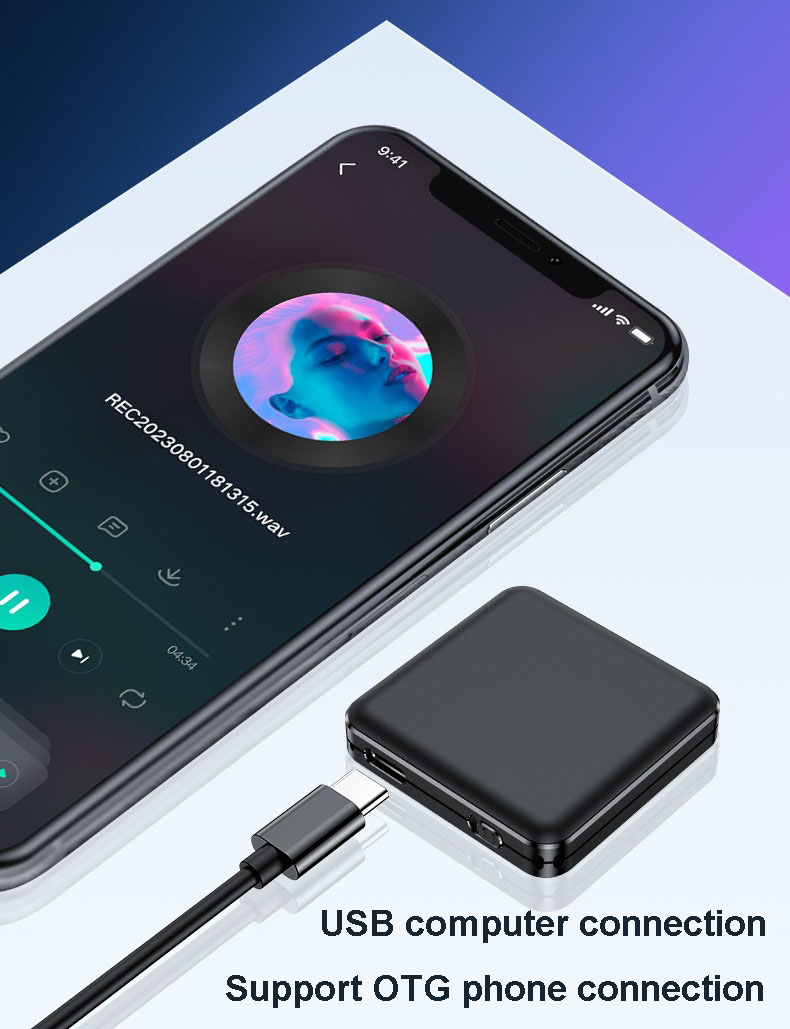 Mini Voice Recorder audio Activated Recorder 160 Hours Strong small ...