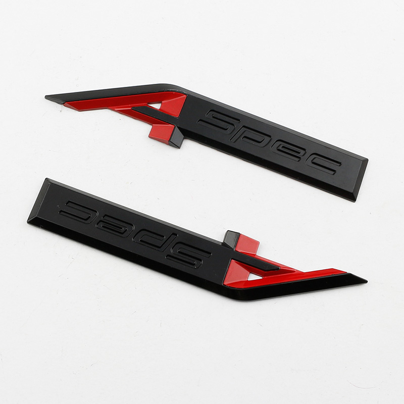 【Acura】3D Metal Car Side Fender Badge Rear Trunk Emblem Sticker for ...