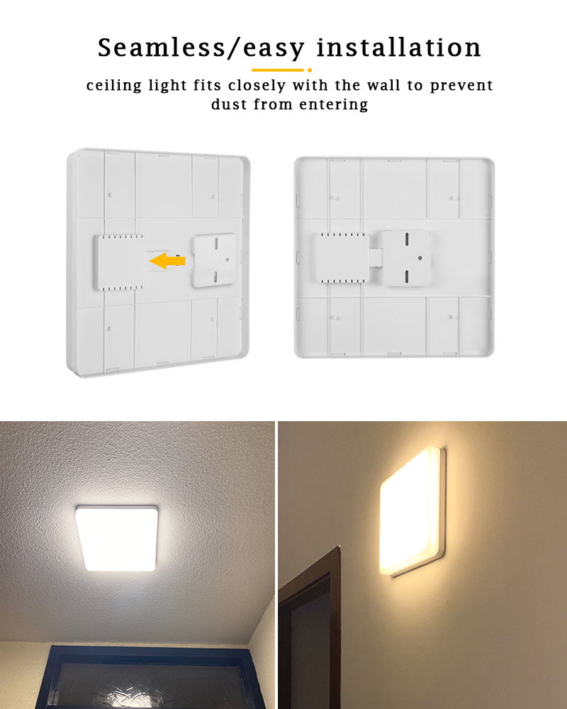 CANMEIJIA Super Bright Led Ceiling Light Square Round Surface Mount ...