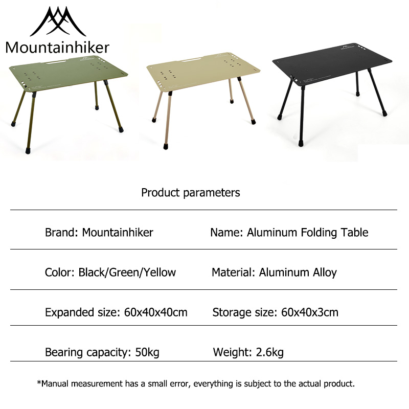 ⚡️Ready stock⚡️ MOUNTAINHIKER outdoor camping table aluminum alloy ...