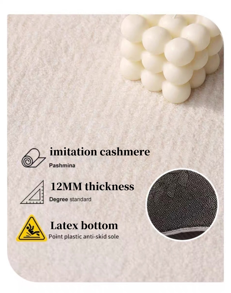 Carpet simple but extraordinary Imitation cashmere material /Size 80X120cm-160X230cm soft ...