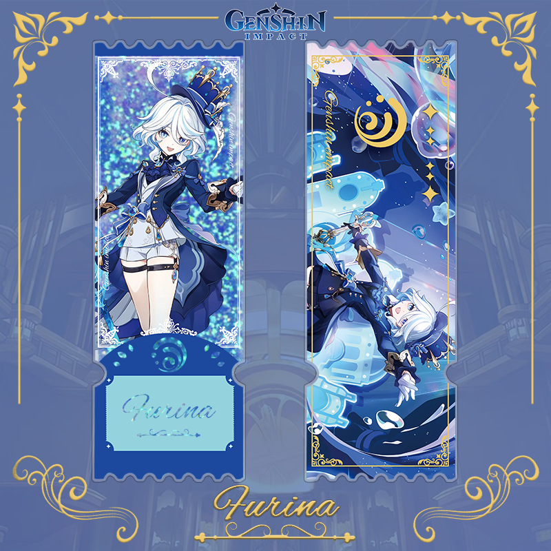 Genshin Impact Flowing Sands Ticket Xiao Scaramouche Zhongli HuTao Fine ...