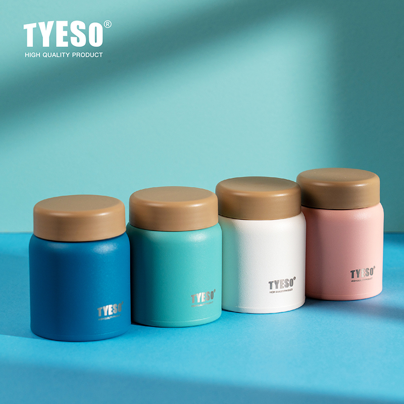 TYESO 220ml/280ml 304 Stainless Steel Vacuum Flask thermos Food Jar ...
