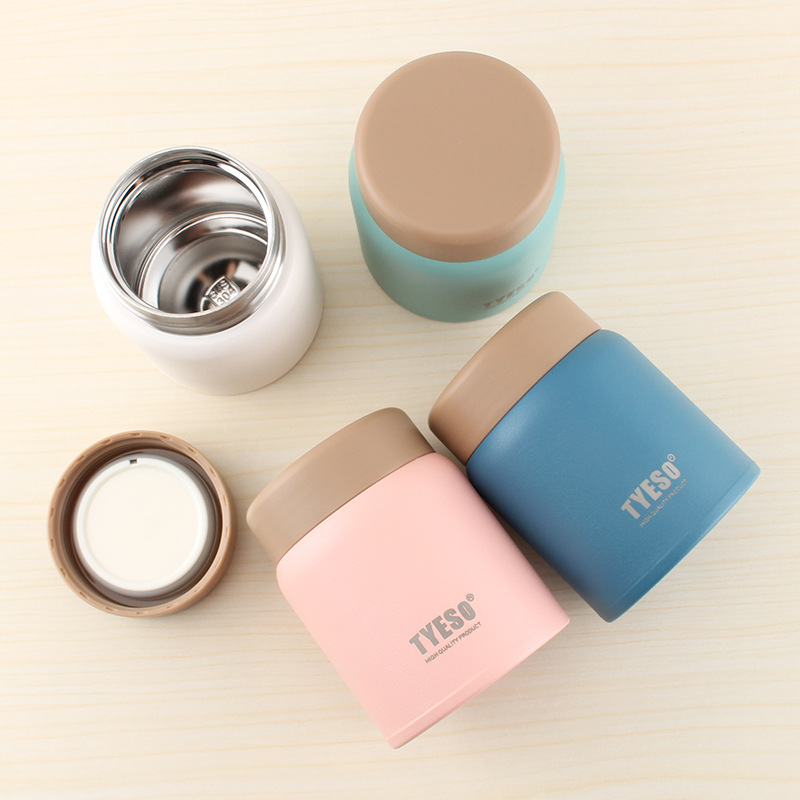 TYESO 220ml/280ml 304 Stainless Steel Vacuum Flask thermos Food Jar ...