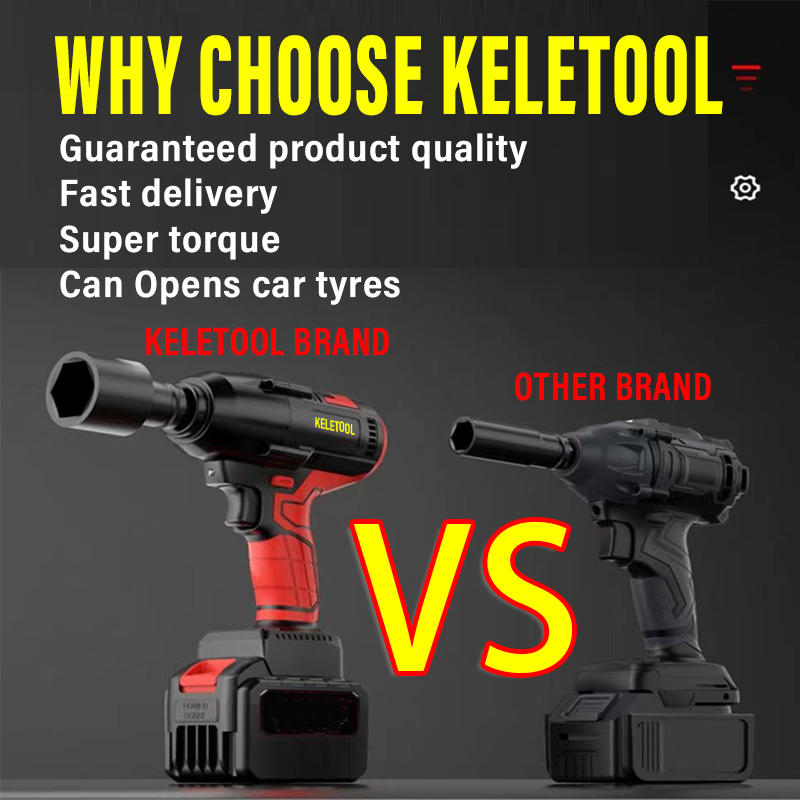 KELETOOL KE005 3000N electric impact wrench cordless torque wrench ...
