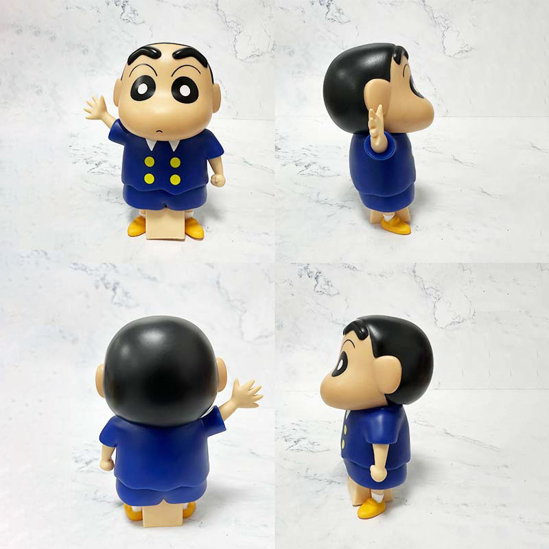 18cm Anime Crayon Shin-chan Figure Nohara Shinnosuke Pajamas School ...